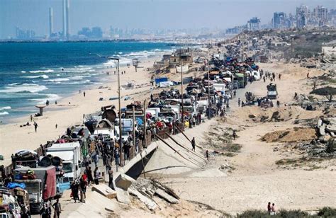 이스라엘 총공세 속 가자시티 주민 탈출 행렬