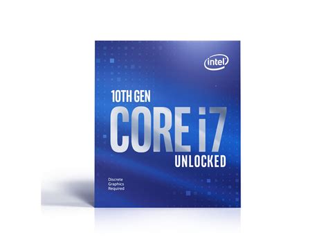Intel Core I7 10700kf Processor Processorer Komplett Dk