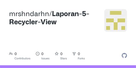 GitHub Mrshndarhn Laporan Recycler View