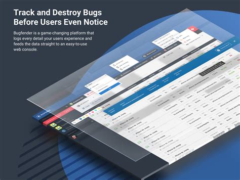 bugfender by hi design on dribbble