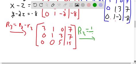 solved write each system as a matrix and solve it by gaussian