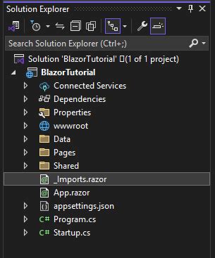 Imports Razor Blazor