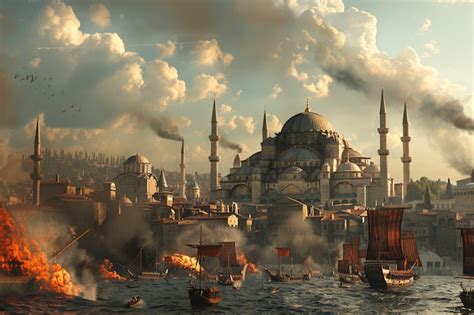 Premium Photo The Fall Of Constantinople To The Ottoman Empire I