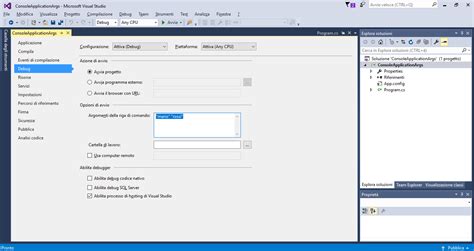 Console Application Con Parametri Da Riga Di Comando In C Infodocscuola