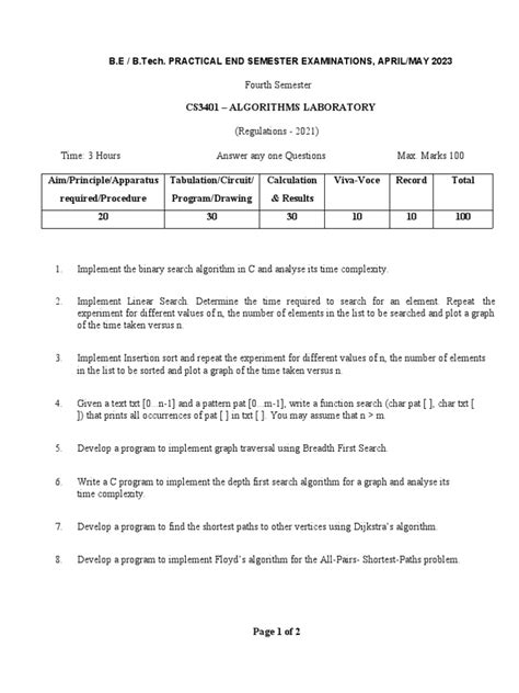 cs3401 questions pdf