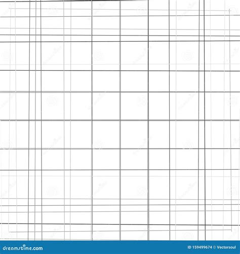 Dynamic Random Lines Grid Mesh Crosshatch Tangled Straight Lines Stripes Stock Vector