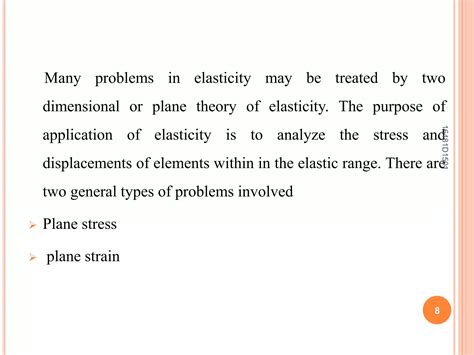 Theory Of Elasticity Pptx Physics Science