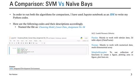 svm vs naive bays algorithm jupyter notebook ppt