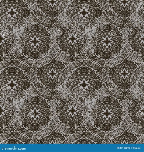 Seamless Abstract Monochrome Pattern Stock Vector Illustration Of Nature Retro 37149099