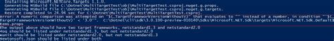 Test Failure Dotnet List Package An Error Occur When Executing Dotnet List Package In A
