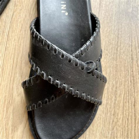 Billini Slides Size 8 Pulled Thread On One See Depop