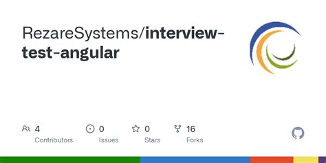 GitHub RezareSystems Interview Test Angular