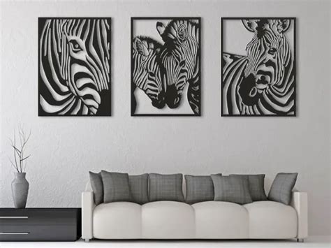 Zebra Set Stake Free High Quality Models