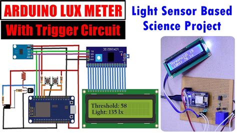 diy arduino lux meter science project to measure light intensity with