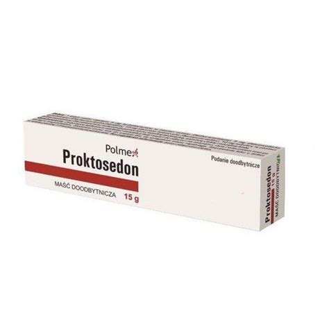Proctosone 1 Proktosedon Masc 15 G Maści Kremy Hemoroidy