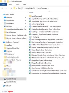 Get File Names In A Folder Into Excel Copy Files Names