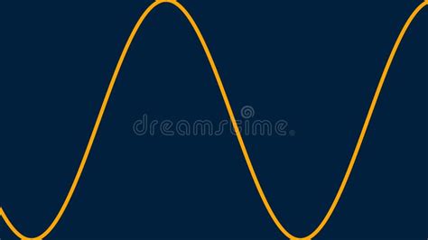 dynamic flow of sine wave animation on dark background a visual