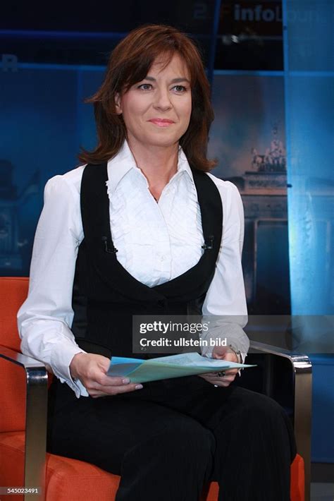 Illner Maybrit Presenter Germany News Photo Getty Images