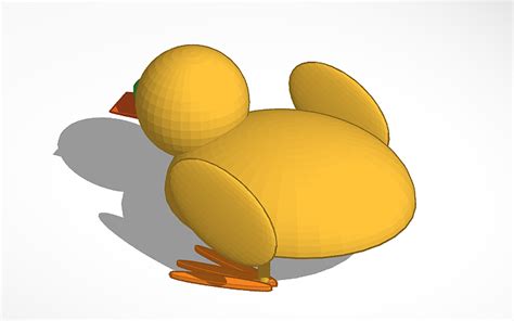3d Design утка Tinkercad