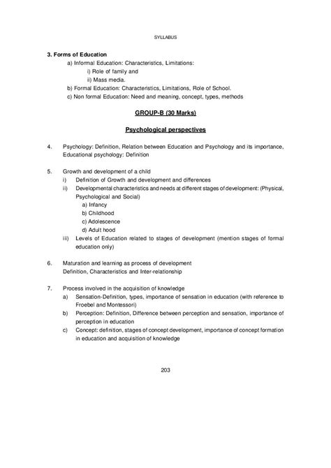 Wbchse Class 11 Education Syllabus 2024 Pdf West Bengal Board Class