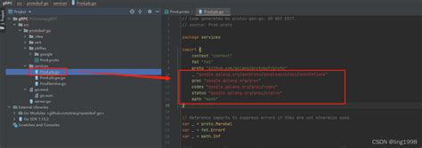 grpc 错误 protoc gen go unable to determine go import path for “prod
