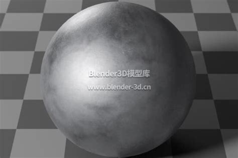 轻微划痕金属合金贴图 Blender材质球纹理贴图模型下载 Blender3d模型库