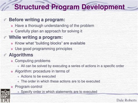 dale roberts lecturer iupui ppt download