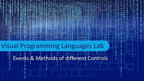 Lec 8 Working On Different Events And Methods Of Controls In Windows