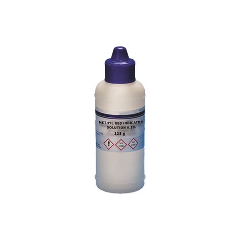 Methyl Red Indicator Solution 01 125ml