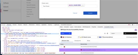 Carbon Modal Component Accessibility Violation Message Content Is Not
