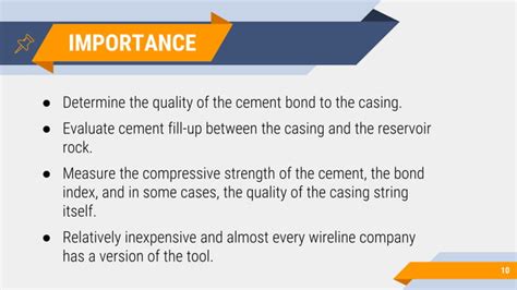 Cement Bond Log Pptx Civil Engineering Industry Industries