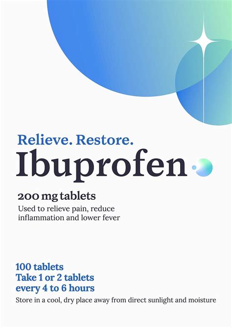 Ibuprofen Label Template Free Photo Rawpixel