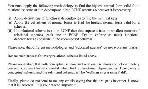 task 2 4 marks normalization of relational schemas