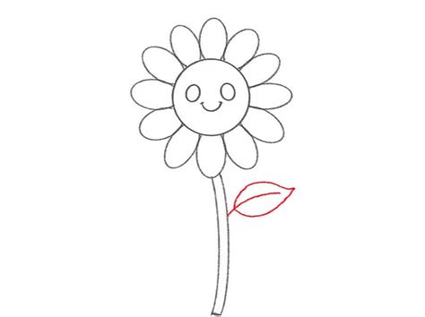 آموزش نقاشی گل بامزه مرحله‌به‌مرحله برای کودکان