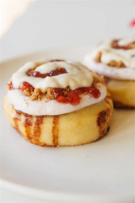 Raspberry Cheesecake Swirl Roll Cinnaholic Winnipeg