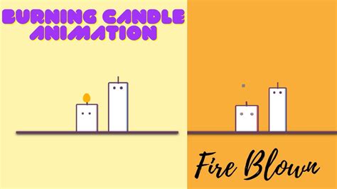 Candle Animation With Html And Css Youtube