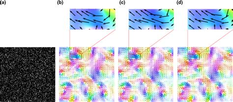 visual comparisons between the particle image a the ground truth