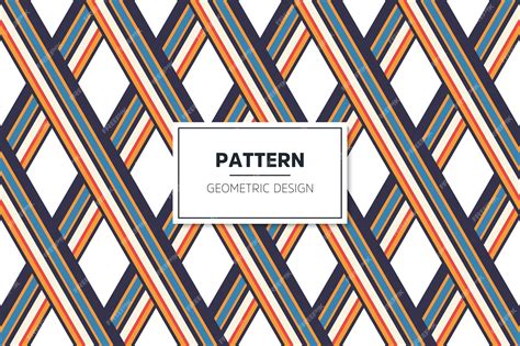 Premium Vector Geometric Colorful Seamless Lineal Pattern