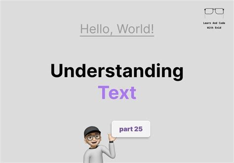 Swiftui Understanding Text Part 25 Now Available To Lacwe Members Learn And Code With Enid