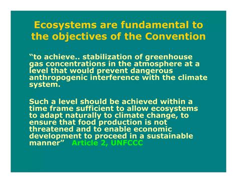 Ecosystem Based Approaches To Mitigation And Adaptation At Landscape