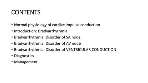 Bradyarrhythmias Disorders Of Sa Node Av Node And Intraventricular