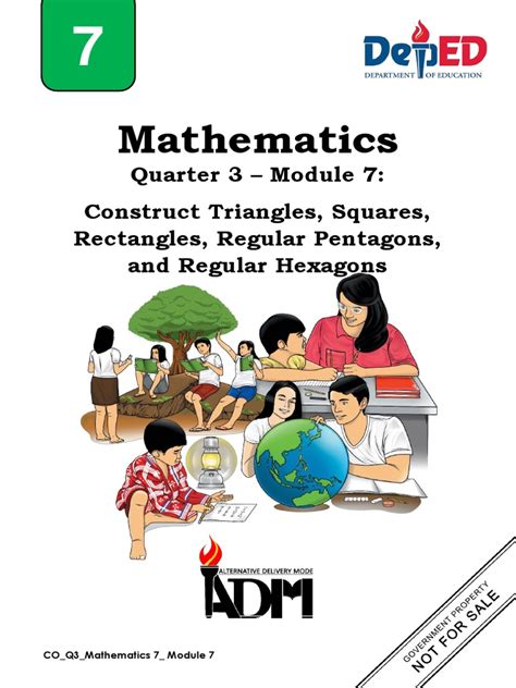 mathematics quarter 3 module 7 construct triangles squares
