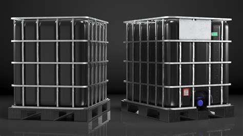 Ibc Container 1000 Litres Uv Resistant 3d Model 39 Obj Lxo Ma Max Fbx C4d Blend 3ds