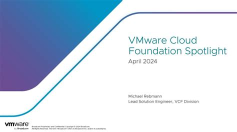 Doug Mehringer On Linkedin Vmware Cloud Foundation Spotlight April