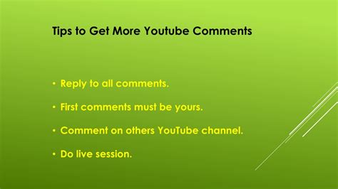 Ppt How To Get More Indian Youtube Video Comments