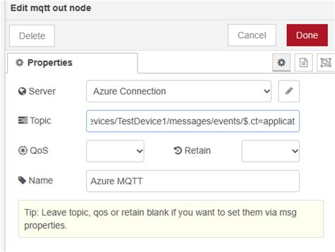 Telemetry Data Json Body Is Encrypted Iot Message Route Is Used To Route Data Directly To Blob