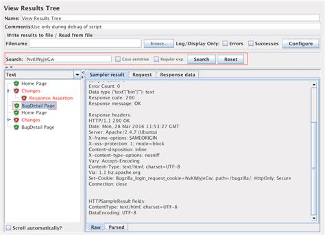 Apache JMeter History Of Previous Changes