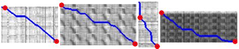 Examples Of Sequence Matching Action Distance Matrices Are Visualized