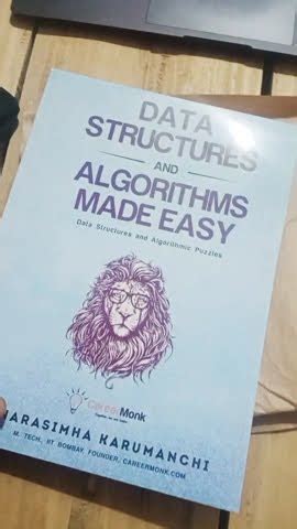 Data Structures And Algorithms Made Easy by Narasimha Karumanchi Book , Amazon - YouTube