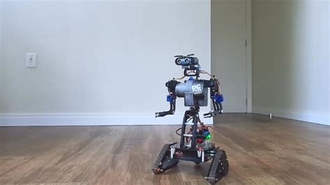 Johnny Five Like Diy Robot Aka Dc01 Remote Controlled Youtube